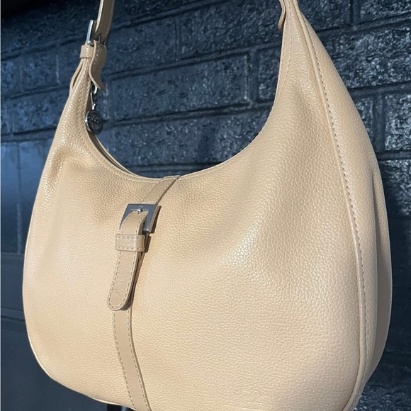 Longchamp | Bags | Longchamp Cream Shoulder Bag | Poshmark
